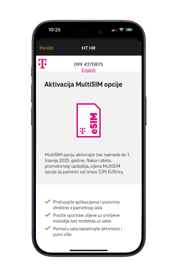 MultiSIM za pametni sat - Hrvatski Telekom